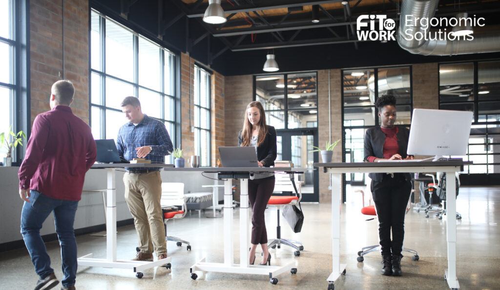 Setting Up Standing Desks Ergonomically - Fit For Work